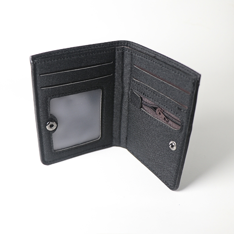 Minimalist Slim Short Canvas Luxury Wallet - Men's Improvement